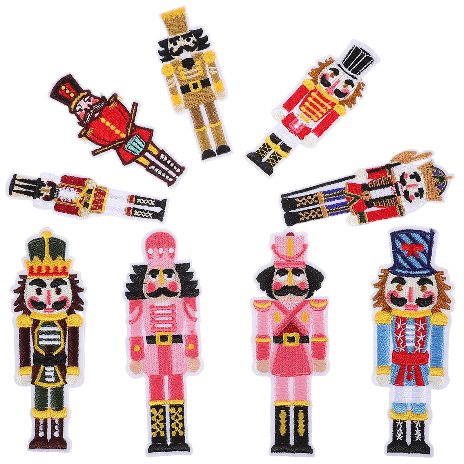 Christmas-Nutcracker-Iron-Patches-Soldier-Figures-Sew-Embroidered-Applique-Repair-Patch-Diy ...