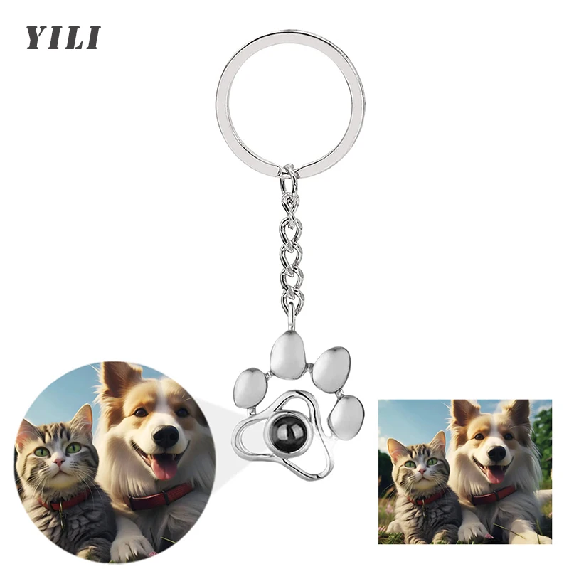 Personalized-Photo-Keychain-Projection-Keychain-Pet-Dog-Cat-Photo ...