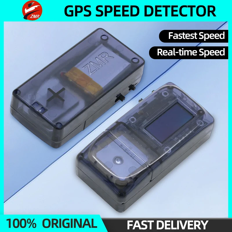 ZMR GPS Speed Detector Speed Meter Speedometer Built-in Battery Lipo ...