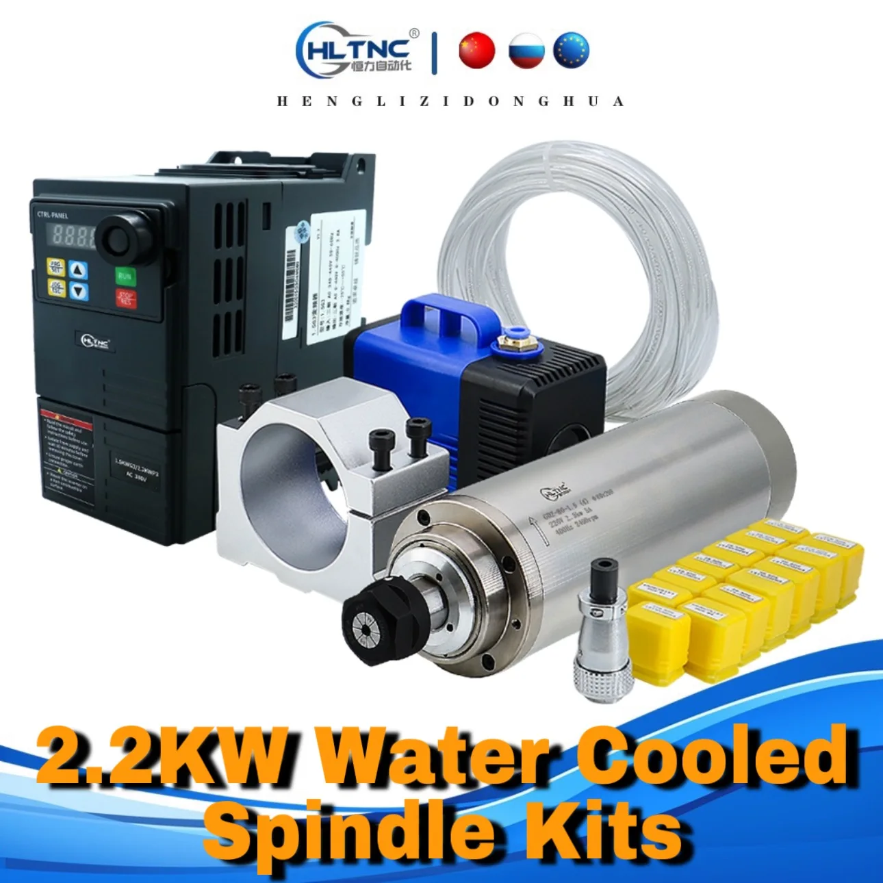 HLTNC-2-2kw-220V-ER20-Water-Cooled-Spindle-Kit-Water-Cooling-Spindle-2 ...
