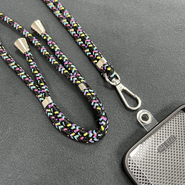 Adjustable Crossbody Strap Hanging Mobile Phone Back Clip Fixed Card ...