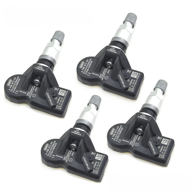 4Pcs 433MHZ TPMS Tire Pressure Monitoring System Car TPMS Sensor ...