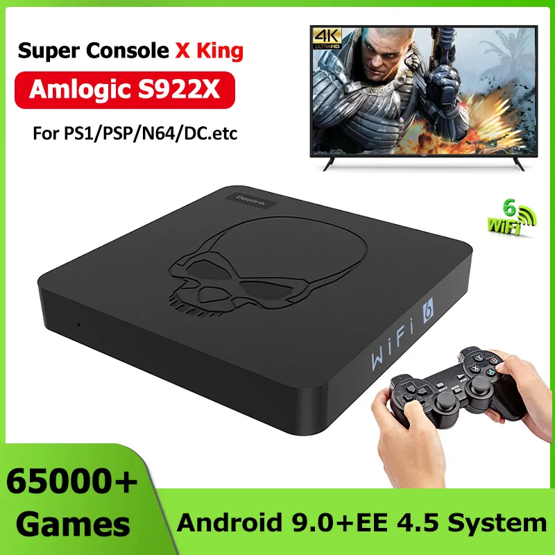 Super Console X Video Game Consoles | Beelink Gt King Amlogic S922x 4gb ...