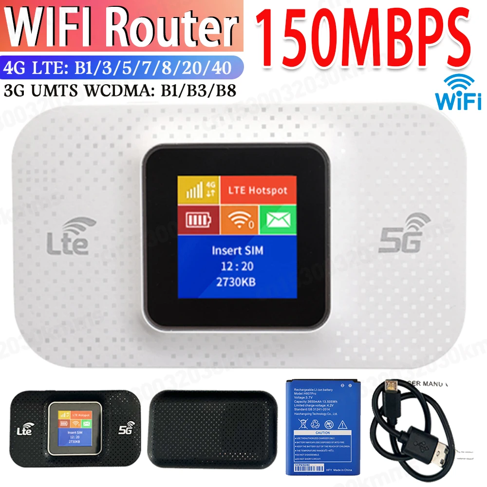4G-LTE-Router-Wireless-Wifi-Router-150Mbps-Portable-Pocket-Mifi-Modem ...