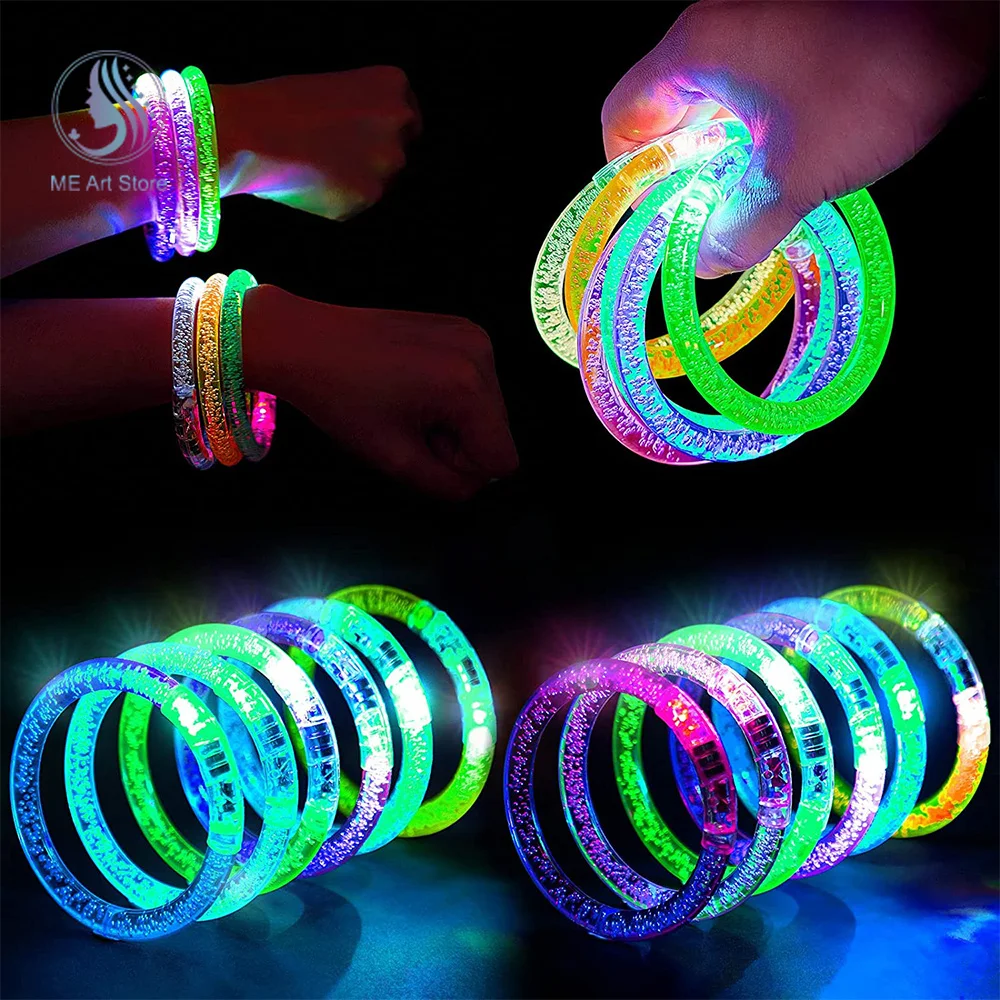 Glow Sticks Bracelets Party | Led Glow Sticks Wedding | Led Bracelets ...