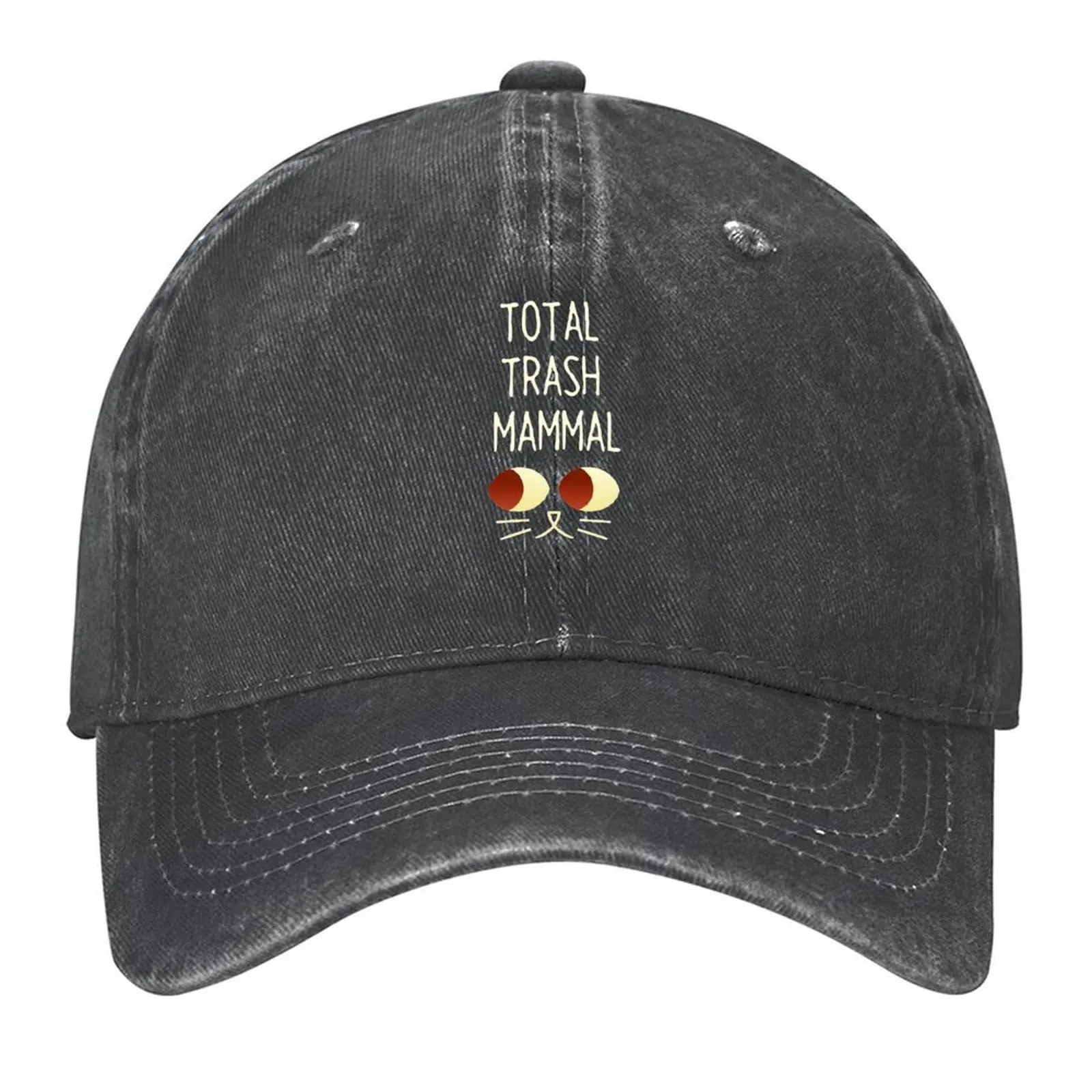 Mae NITW Total Trash Mammal Classic Baseball Cap Hat Man Luxury ...