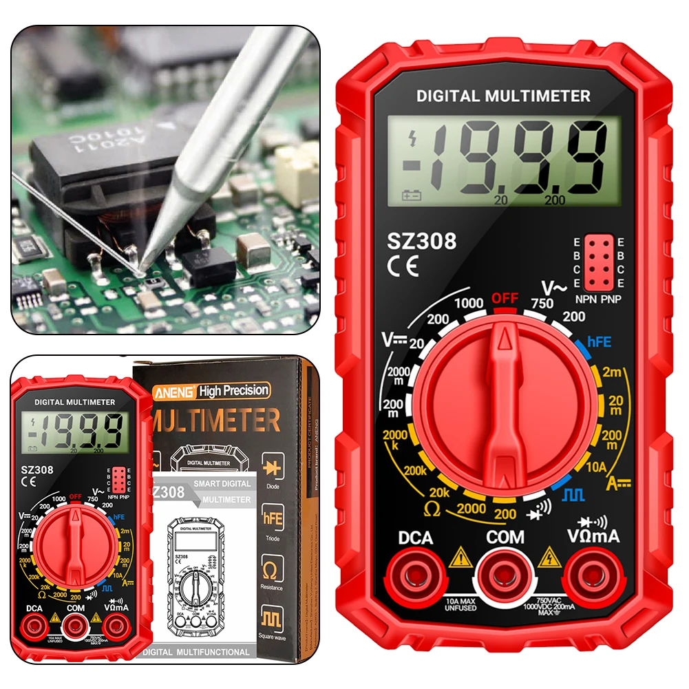 Digital-Multimeter-1999-Counts-AC-DC-Voltmeter-Ammeter-Resistance-Meter ...