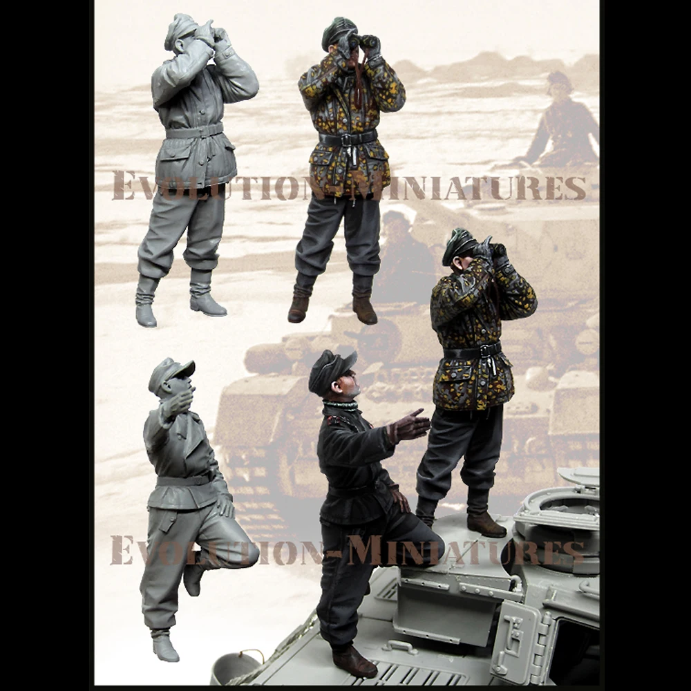 1-35-Panzer-Crew-WW-II-Resin-Model-figure-soldier-Military-themes ...