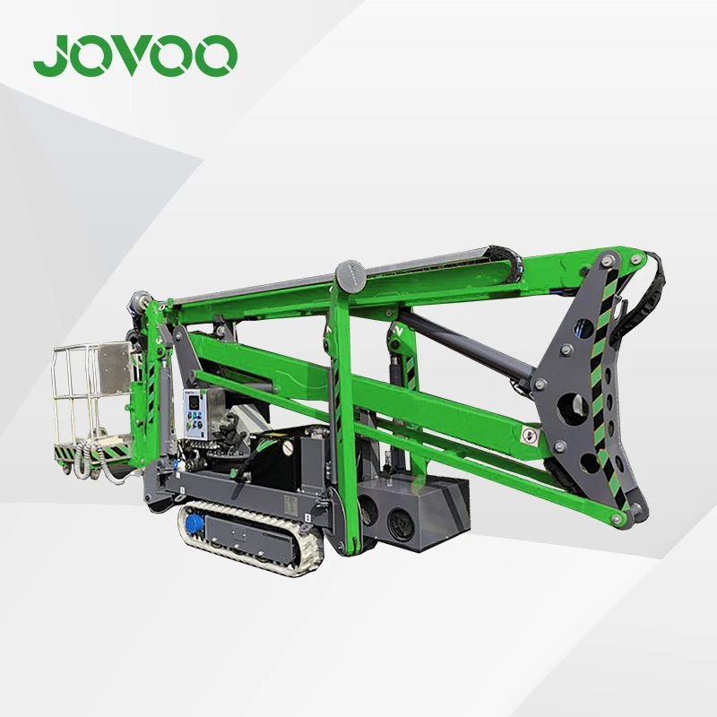 MORN 14m-26m Self Propelled Compact Crawler Boom Lift Spider Towable ...