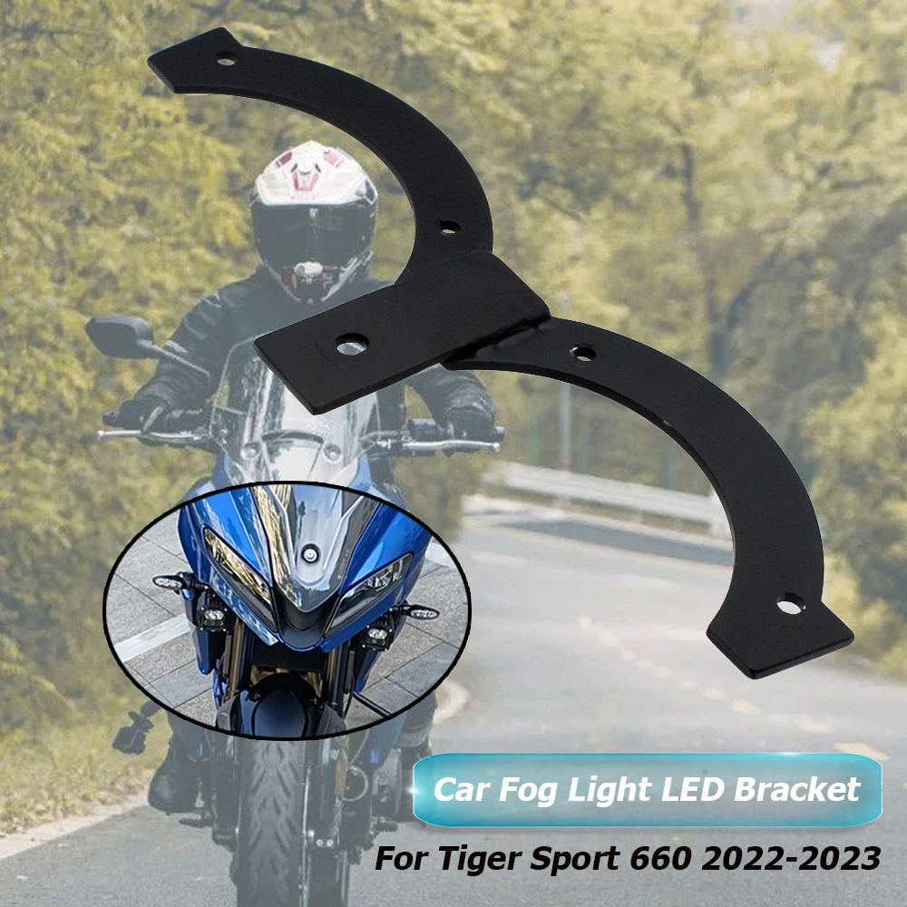 Motorcycle Fog Light Led Bracket Auxiliary Lights Holder Support Fit ...