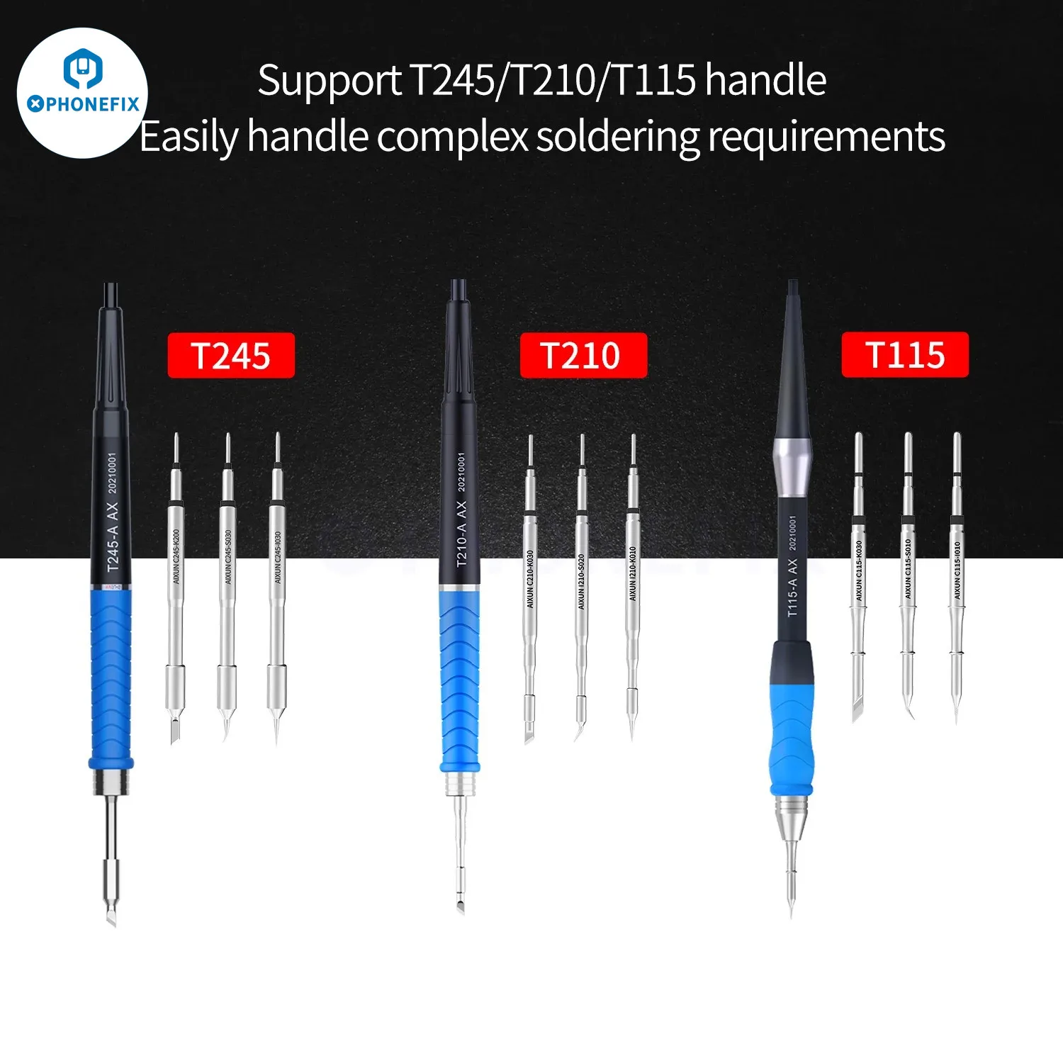 AIXUN-T115-T245-T210-Soldering-Handle-For-T420D-T3A-T3B-Soldering ...
