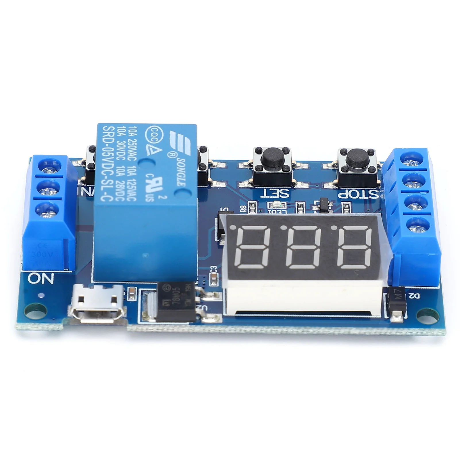 Trigger Cycle Timing Delay Switch Circuit Dual MOS Tube Control Board ...