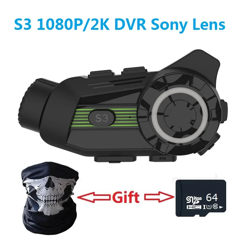S3-Motorcycle-Helmet-Bluetooth-5-1-Intercom-Camera-Recorder-HD-2K-1080P ...