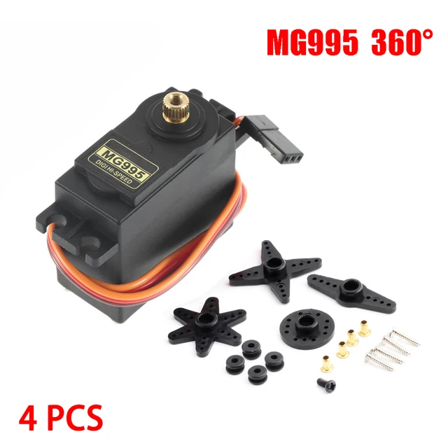 4PCS 13KG 15KG Servos Digital MG995 MG996R Servo All Metal Gear for JR ...