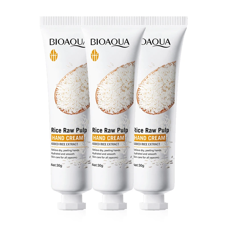1/2/3/5pcs BIOAQUA White Rice Hand Cream Moisturizing Handcream ...
