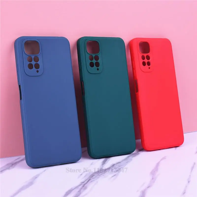 Note-11-Case-For-Xiaomi-Redmi-Note-11-11S-Case-Silicone-Soft-TPU-Case ...