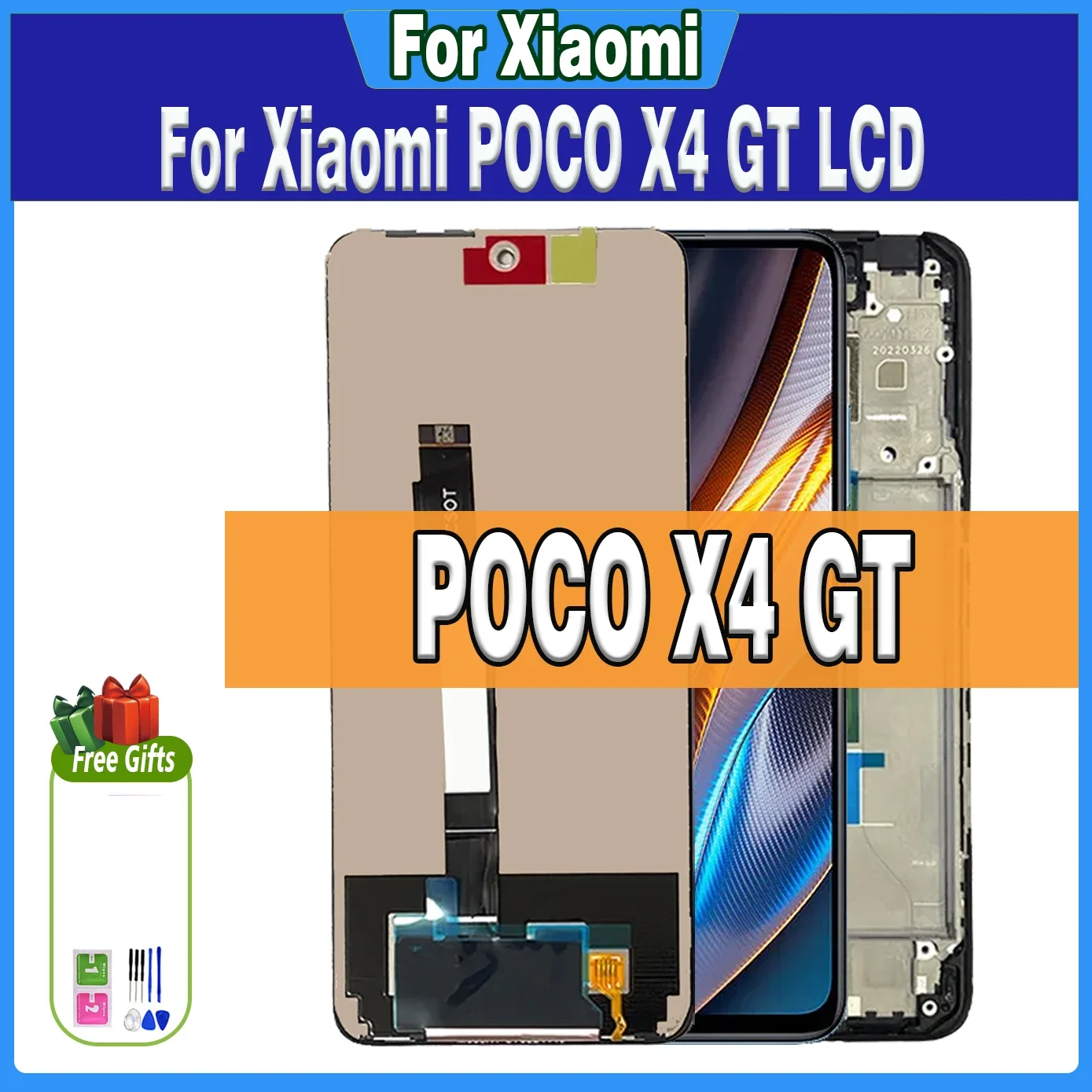 100-Teste-6-6-LCD-For-Xiaomi-POCO-X4-GT-LCD-Display-Touch-Digitizer ...