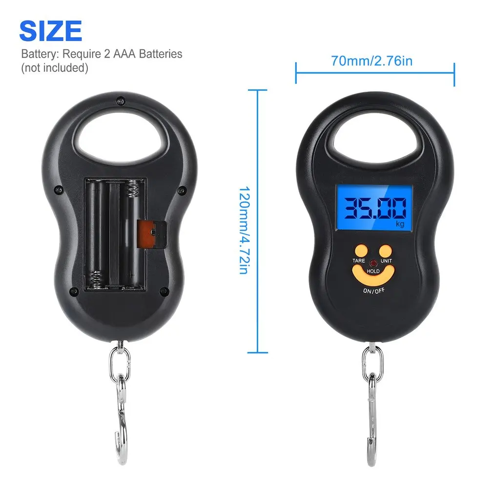 New-Precision-Electronic-Digital-Scale-50Kg-10g-Crane-Scale-LCD-Scale ...