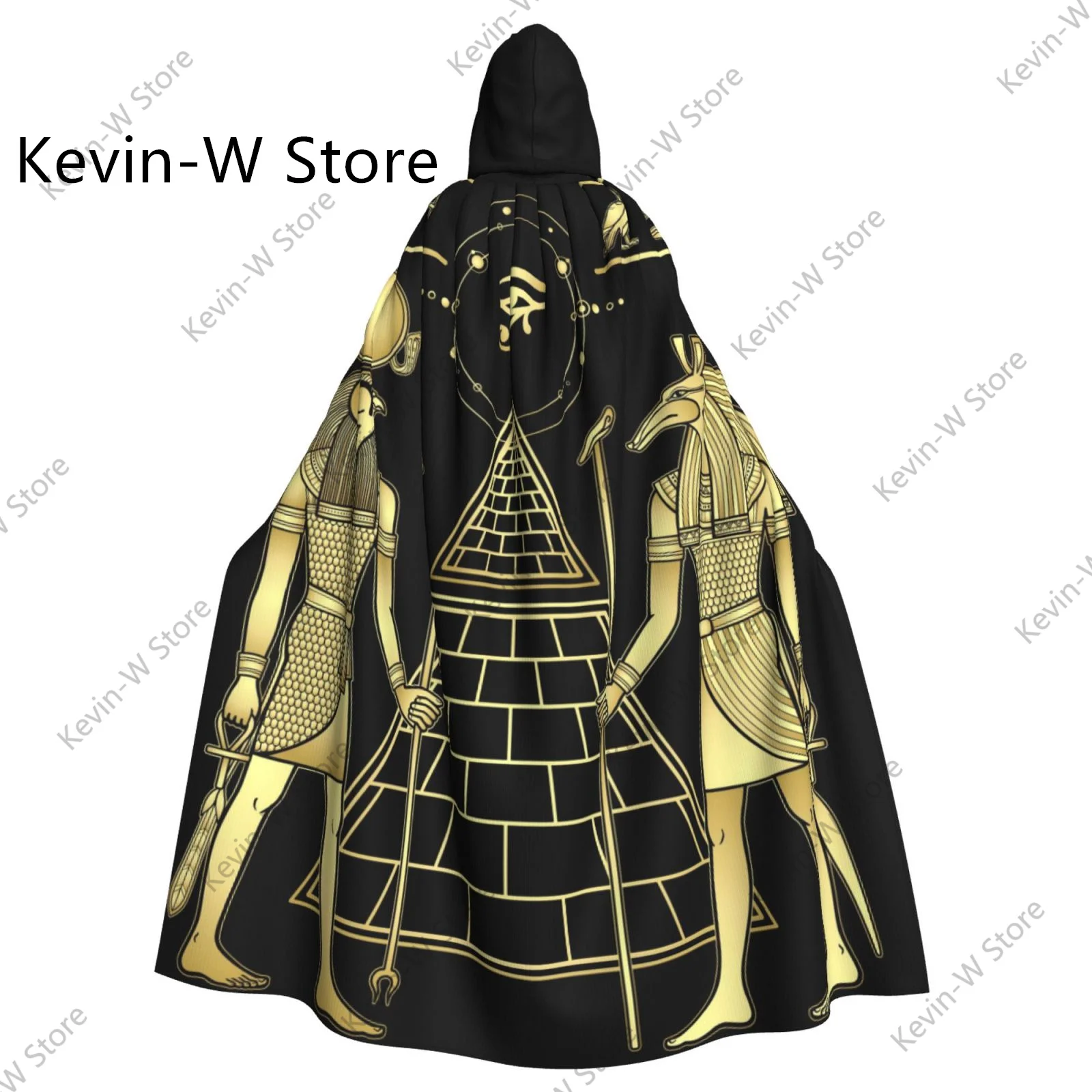 Unisex-Adult-Egyptian-God-Ra-And-Seth-Cloak-with-Hood-Long-Witch ...