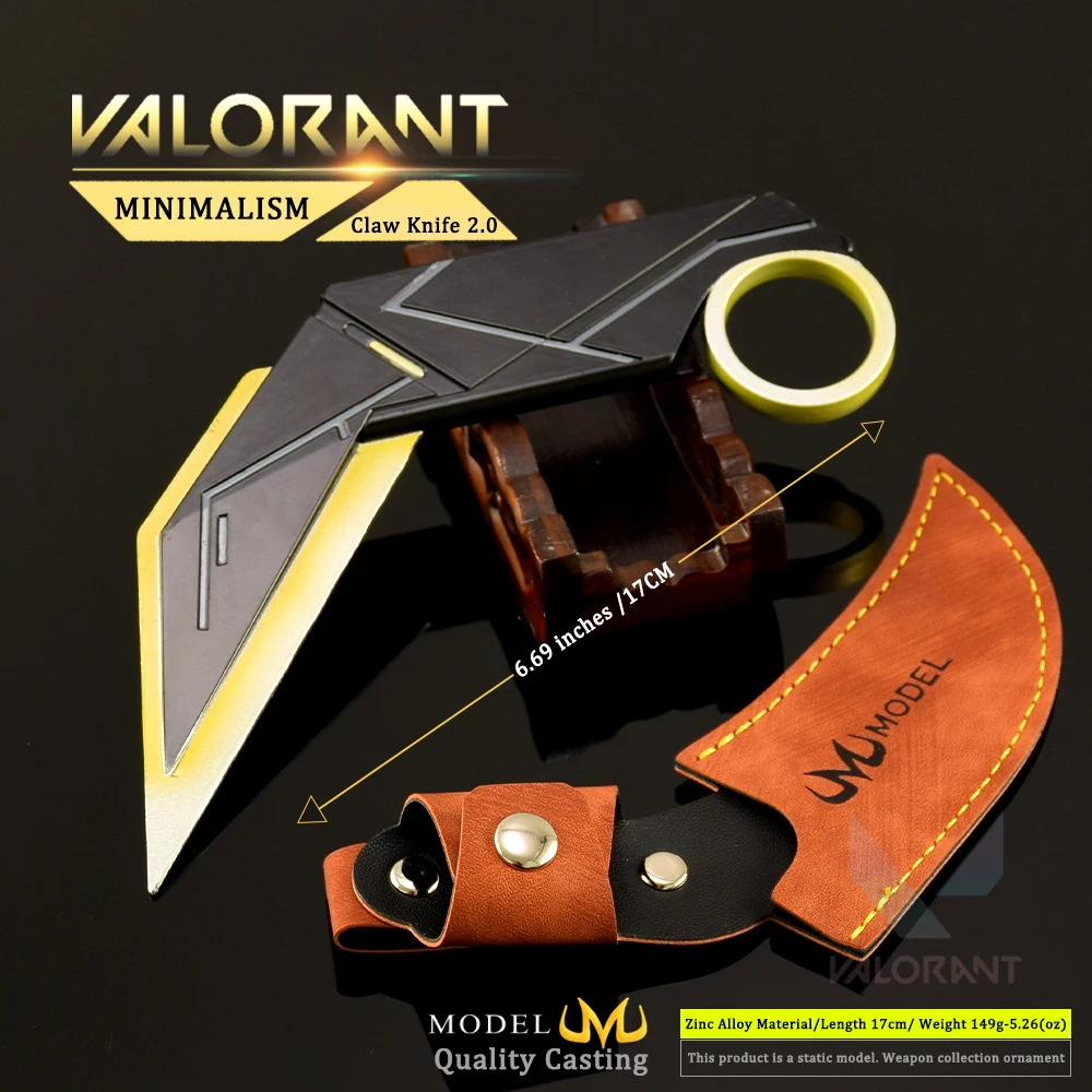17cm Valorant Melee Knife Karambit Toy Sword Figure Weapons Model ...