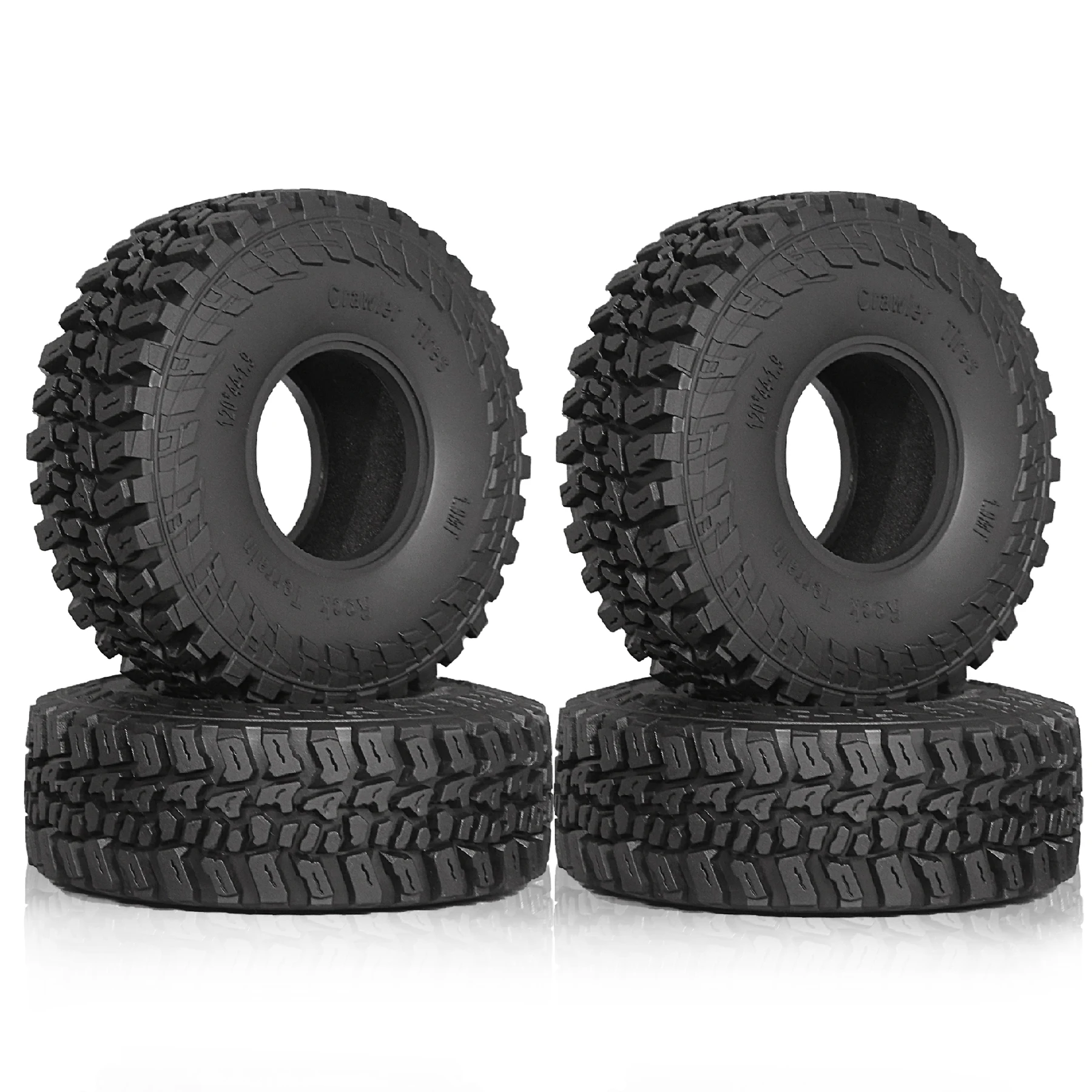 1.9 Crawler Tires(4pcs) 1.9'' Tires 1/10 RC Crawler Tires for 1/10 RC ...