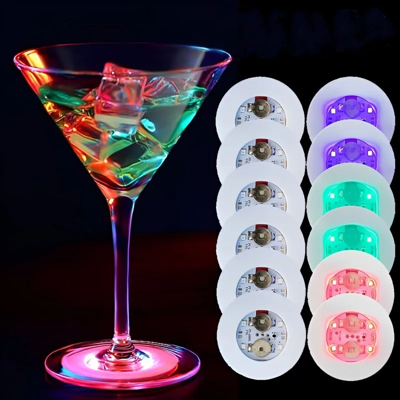 6cm-LED-Coaster-Lights-Bar-KTV-Wedding-Party-Cocktail-Drink-Cup-Vase ...
