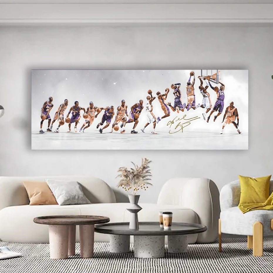 1PC-Famous-Basketball-Star-Dribbling-Shooting-Action-Poster-Sports-Wall ...