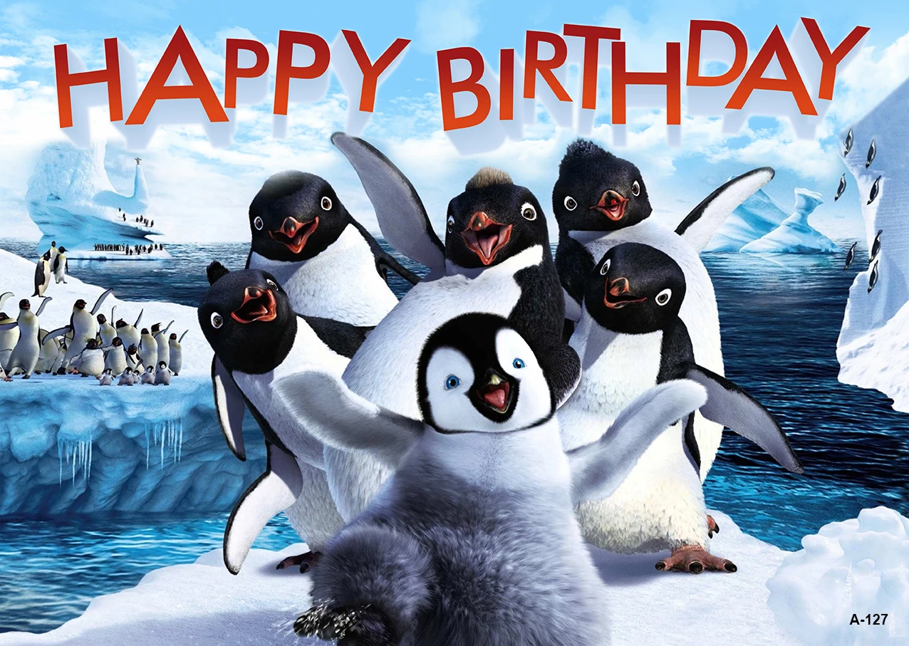 Happy Birthday Penguin Gif