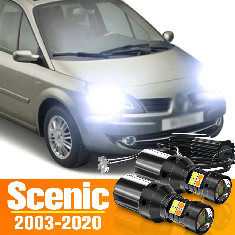 2pcs-Dual-Mode-LED-Turn-Signal-Daytime-Running-Light-DRL-Accessories ...