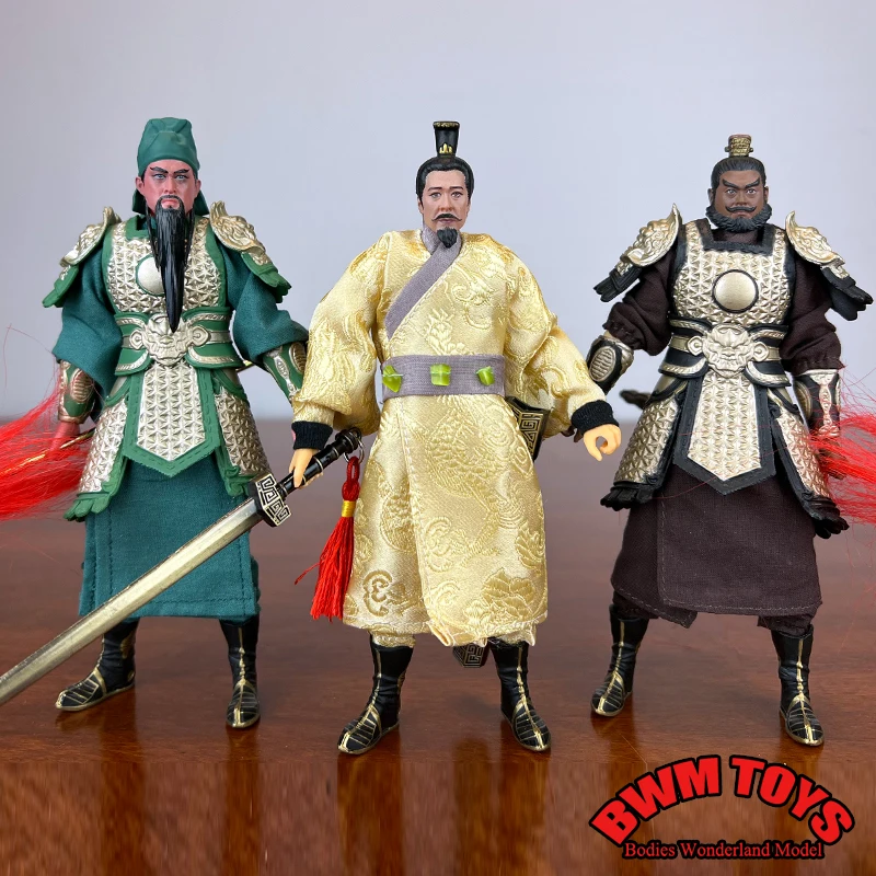 1/12 Scale Three Kingdoms Series General Liu Bei Guan Yu Zhang Fei ...
