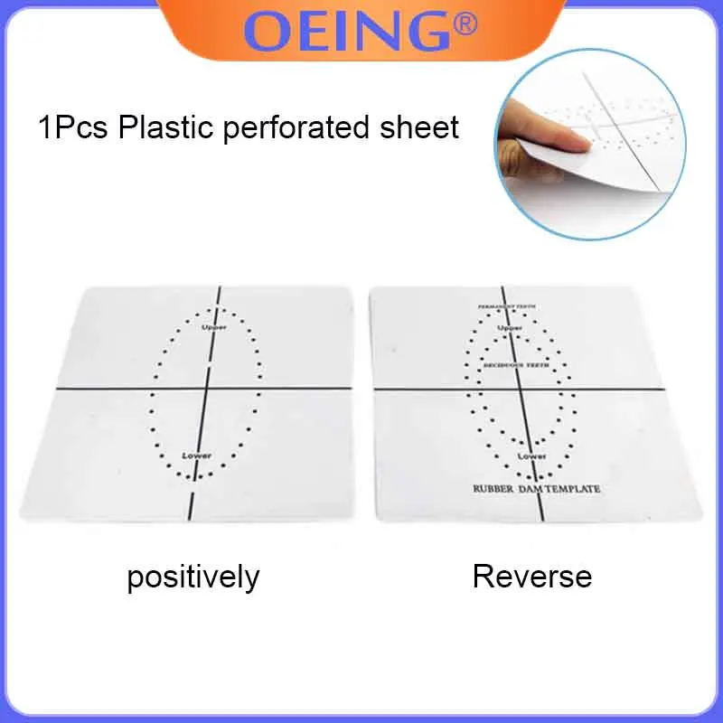 1pcs-Plastic-Dental-Rubber-Dam-Template-Tool-Positioning-Template ...