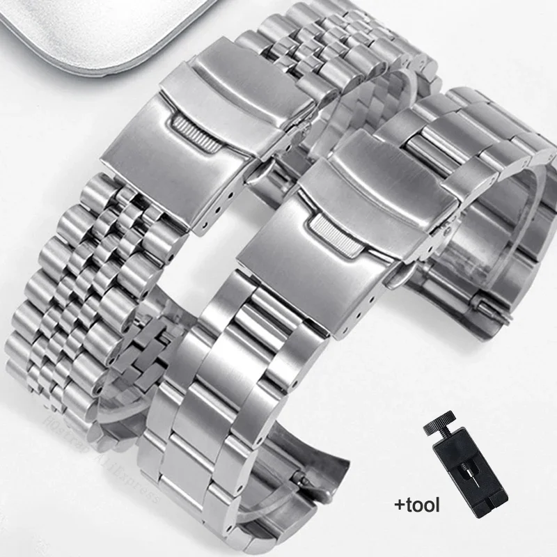 Stainless-Steel-Strap-for-Seiko-Watch-Band-18mm-19mm-20mm-21mm-22mm ...