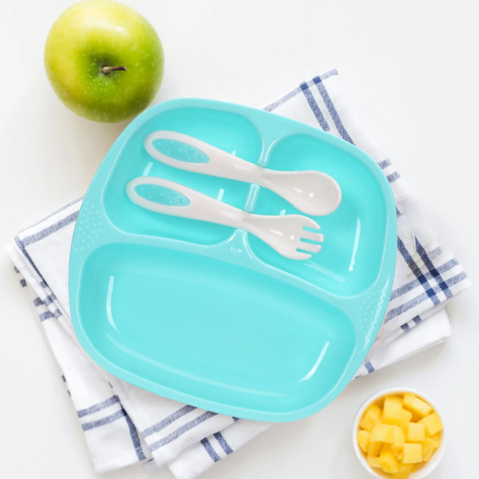 Children-s-Tableware-Division-Plate-Cute-Cartoon-Anti-Fall ...