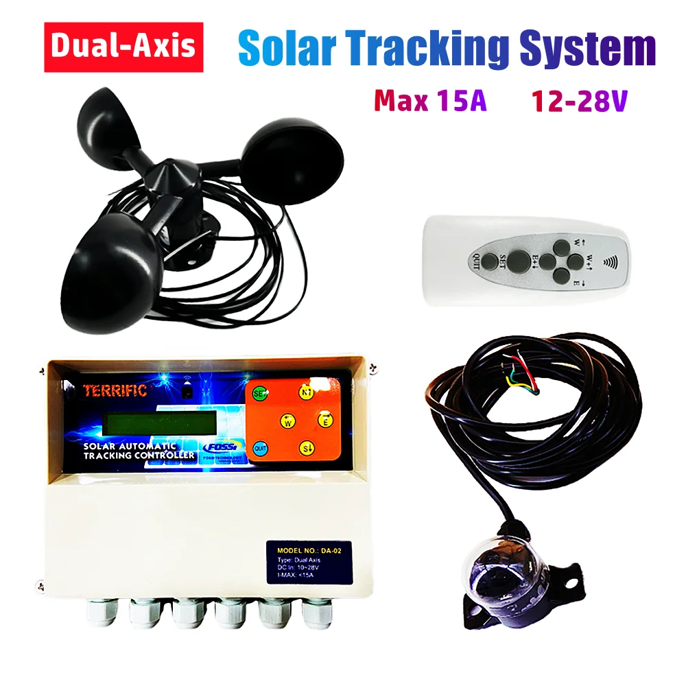 NEW-Double-Shaft-Solar-Tracker-Controller-Dual-Axis-Sun-Automatic ...