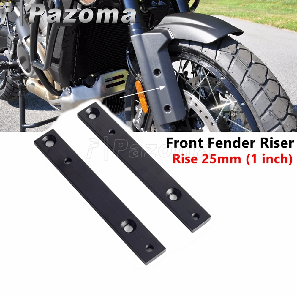 Motorcycle-25mm-1-inch-Front-Fender-Riser-Mudguard-Lift-Bracket-Rising ...