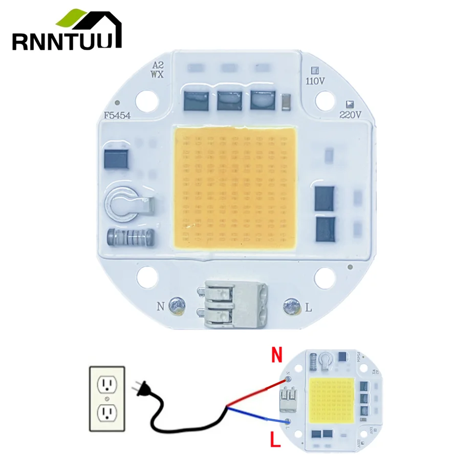 RnnTuu-110V-220V-LED-Chip-20W-30W-50W-COB-Chip-No-Need-Driver-LED-Lamp ...