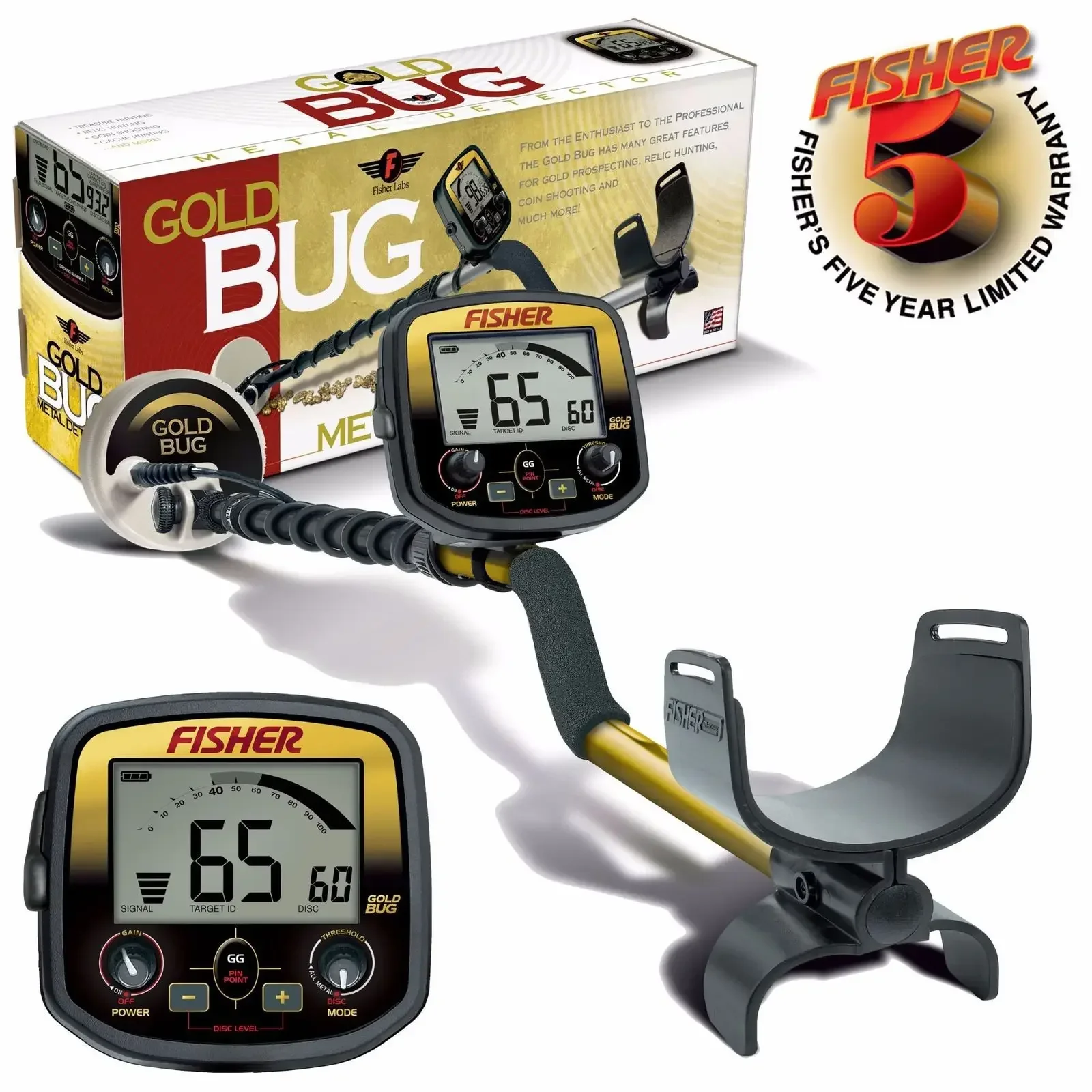 Gold-BUG-3-meter-underground-metal-detector-The-Golden-Worm-holds-the ...