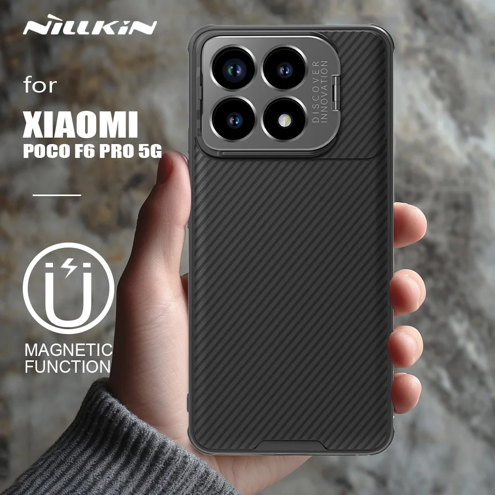 for Xiaomi Poco F6 Pro 5G Case Nillkin CamShield Prop for Magsafe ...