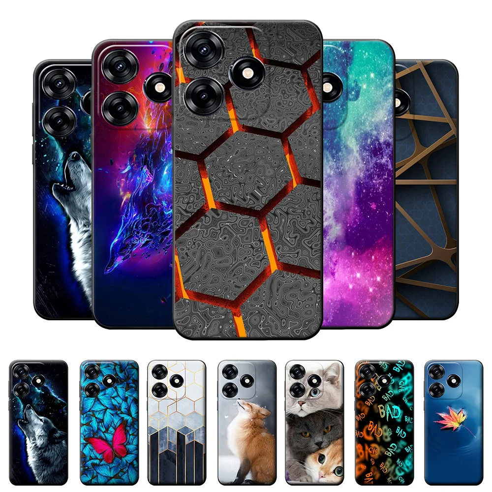 Capa-para-Tecno-Spark-10-Capa-fa-sca-10C-TPU-Soft-Silicone-Fashion ...