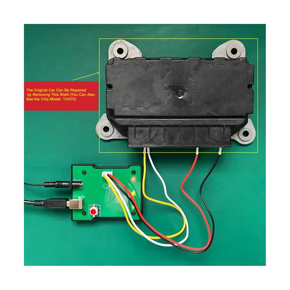 Newest CG for Volvo OBD Airbag Computer Repairer TMS570 Chip Reset Tool ...