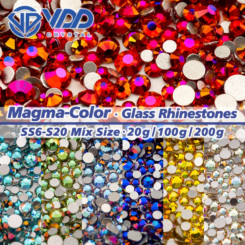VDD-Magma-Color-Mix-Size-SS6-SS20-High-Quality-Glass-Rhinestone-Crystal ...