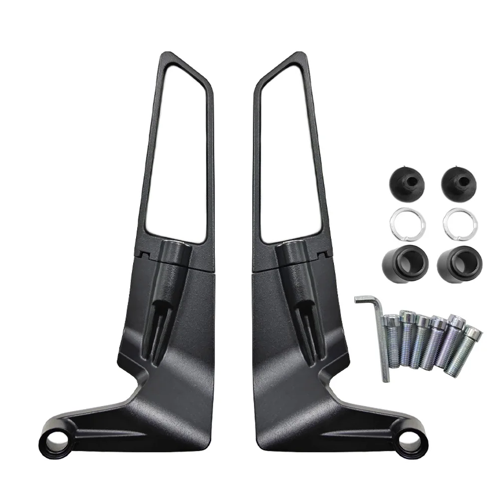 For-Yamaha-MT-03-MT-07-MT-09-MT-10-Motorcycle-Mirrors-Stealth-Winglets ...