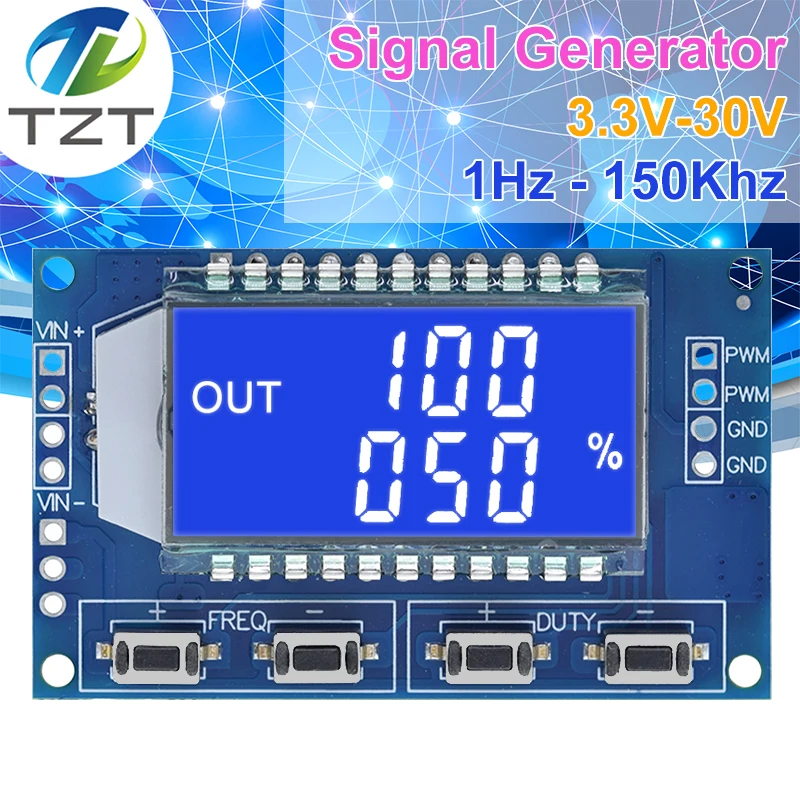 TZT-Signal-Generator-PWM-Pulse-Frequency-Duty-Cycle-Adjustable-Module ...