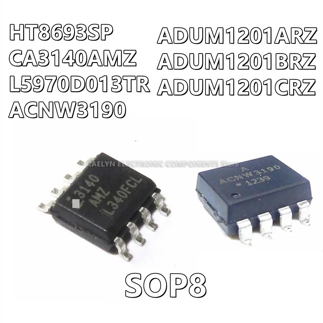 10Pcs-lot-HT8693-HT8693SP-CA3140AMZ-3140MZ-L5970D-L5970D013TR-ACNW3190 ...