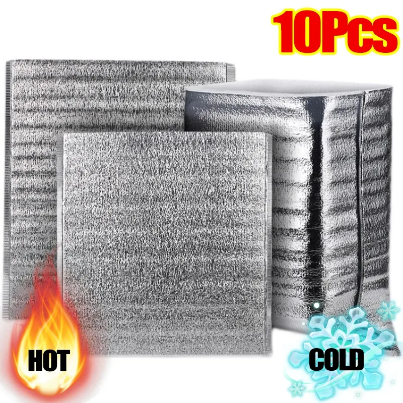 Aluminum-Foil-Insulation-Bag-Disposable-Thermal-Box-Reusable-Folding ...