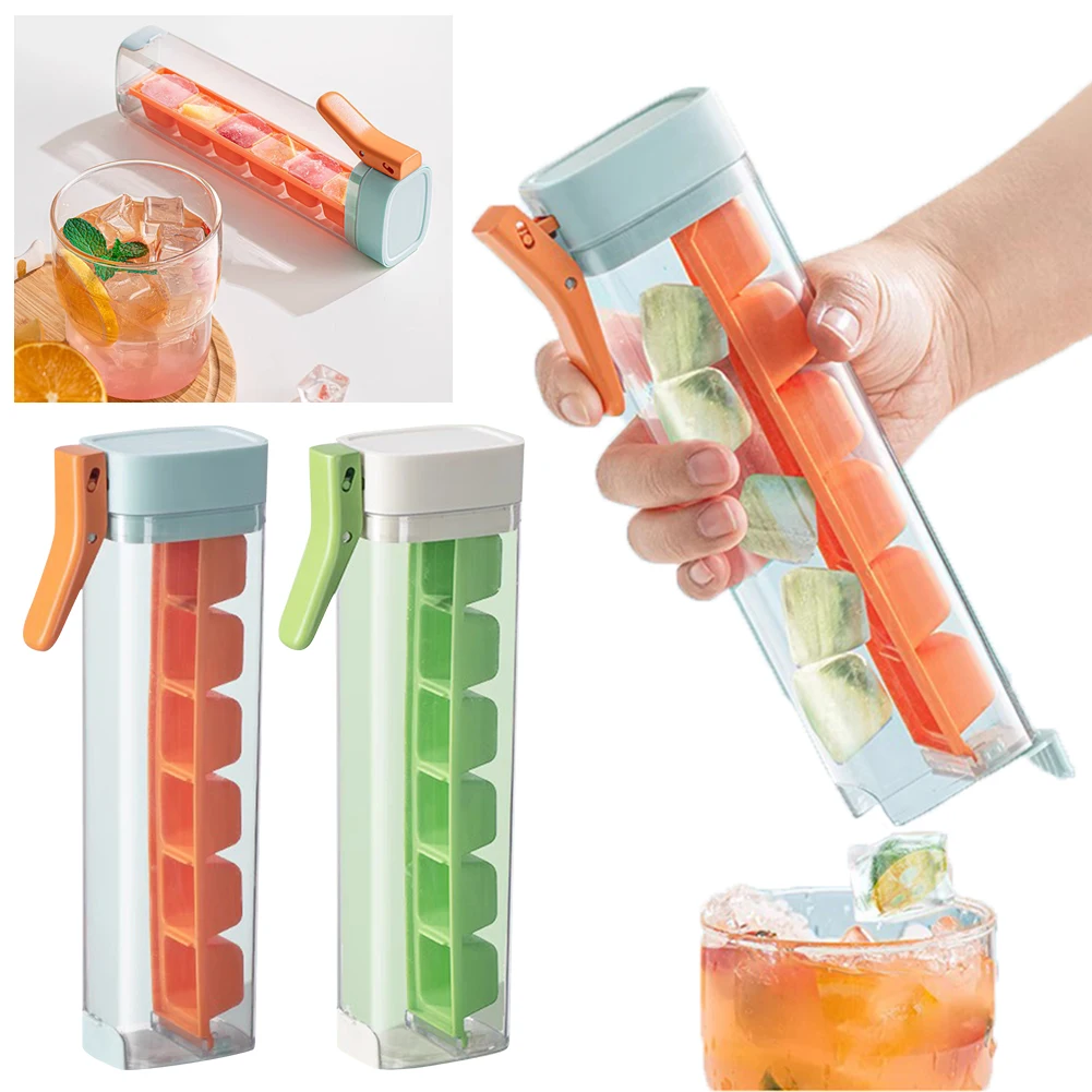 Mini-Ice-Cube-Tube-Mold-Easy-Push-and-Pop-Out-Ice-Cube-Tray-Stick-Cube ...