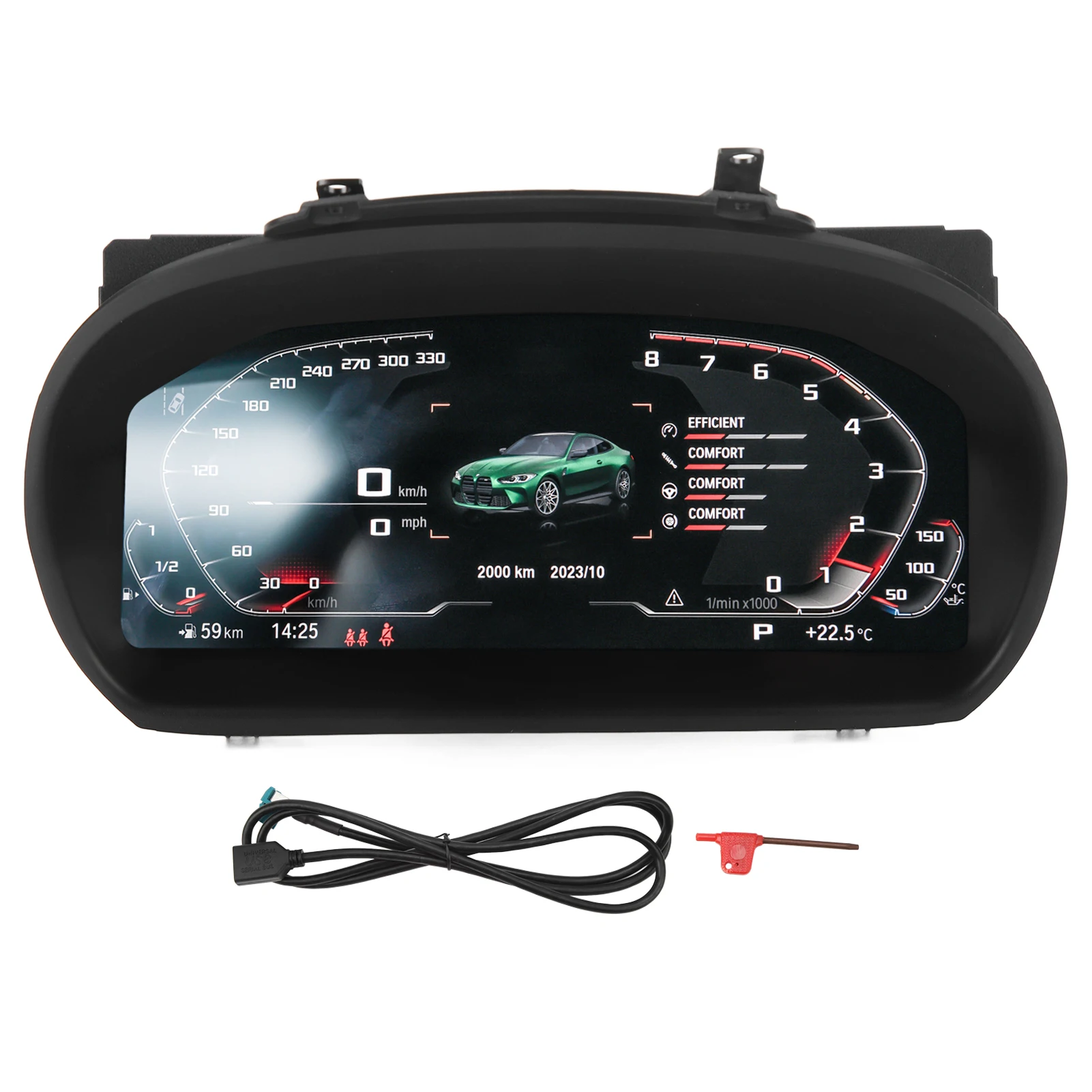 12-3in-LCD-Speedometer-Cluster-High-Definition-Multifunction-Digital ...