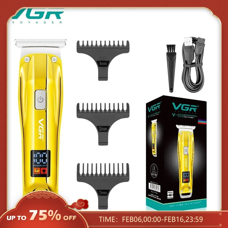 VGR-Hair-Clipper-Electric-Hair-Cutting-Machine-Cordless-Haircut-Machine ...