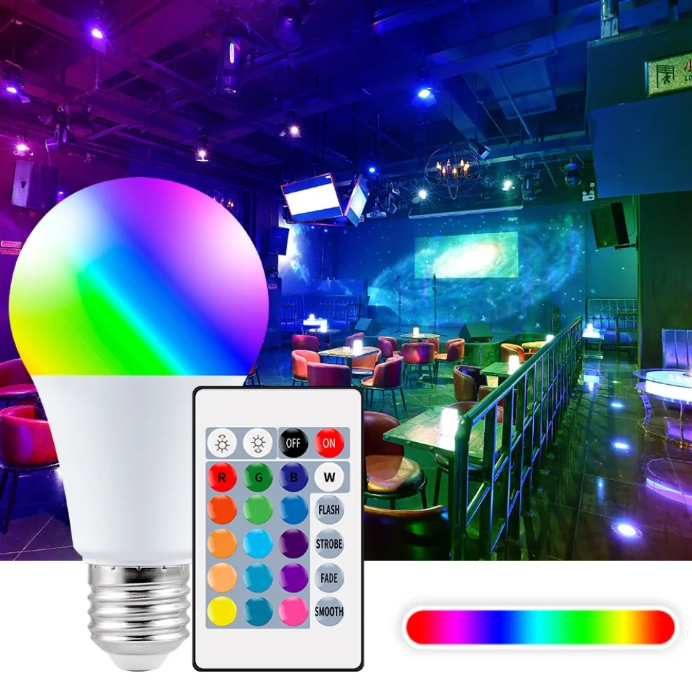 E27-Smart-Control-Lamp-Led-RGB-Light-Dimmable-5W-10W-15W-RGBW-Led-Lamp ...