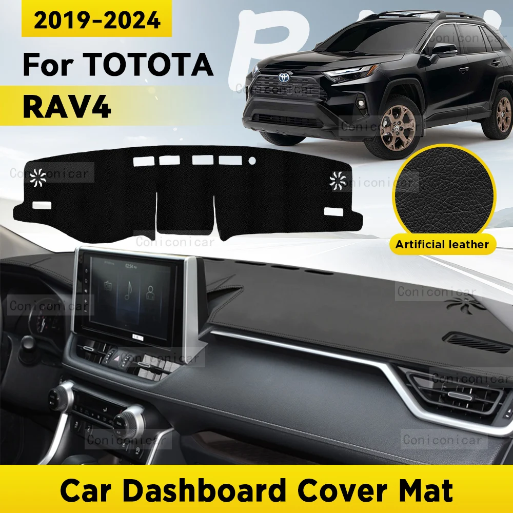 Dashboard Cover Mat Protective Pad For TOYOTA RAV4 2019-2024 2023 Car ...